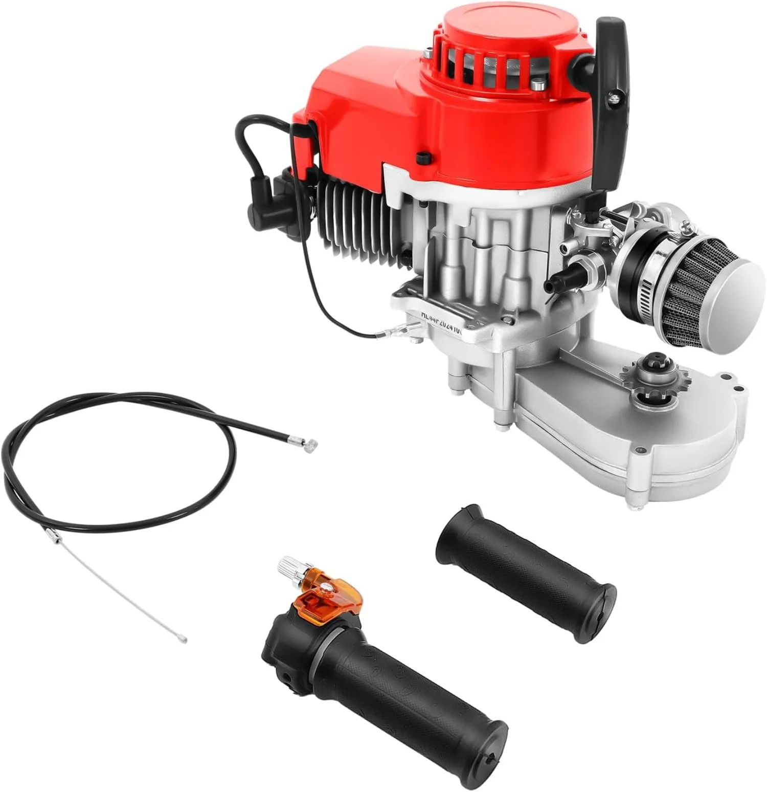 49cc 2 Stroke 10cc Gas Engine Motor Kit 1.9kw, 3hp Pull Start Ideal For ...