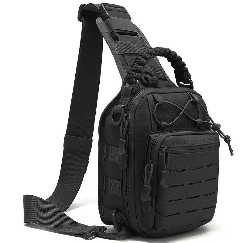 Men's Compact EDC Sling Chest Bag For Men Concealed Carry Shoulder ...