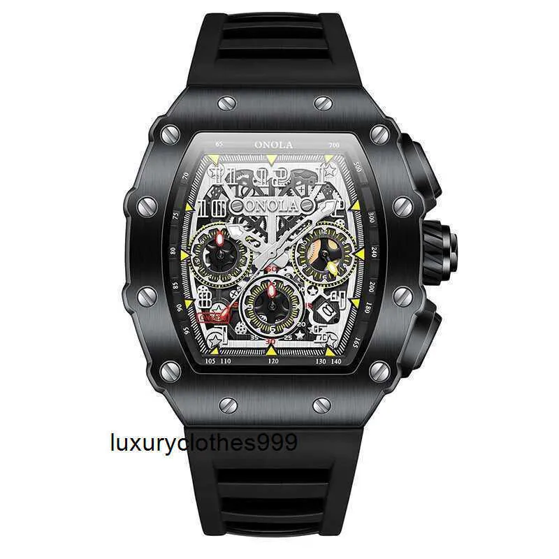 Men's Luxury Timepieces: Black Tourbillon Mechanical Watch Automatic ...
