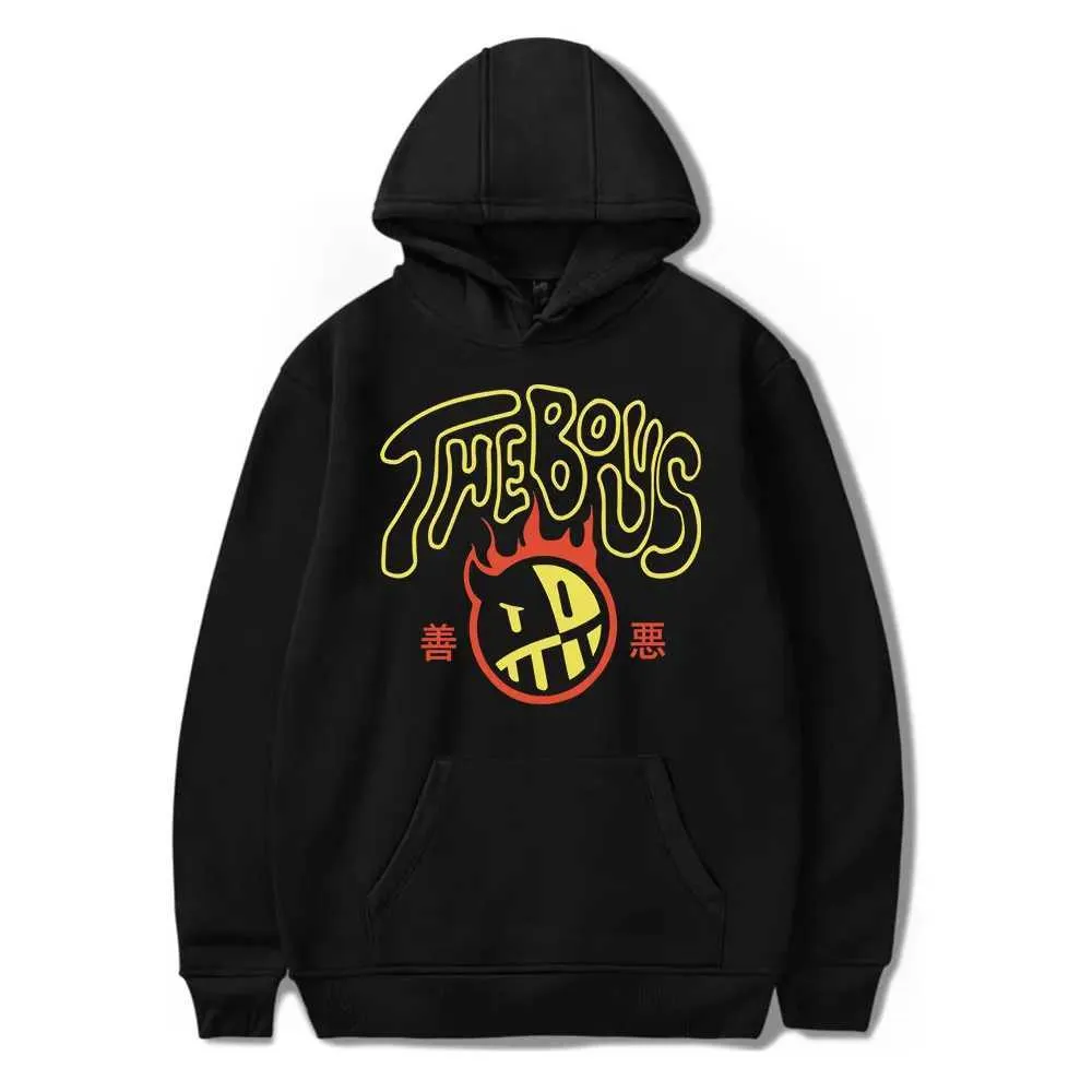 JoshDub Good Vs Evil Harajuku Style Harry Styles Hoodie 25% Off For Men ...