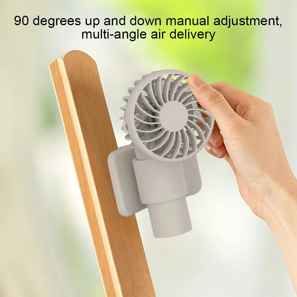 Rechargeable Mini Clip Portable Rechargeable Fan Portable Type C ...