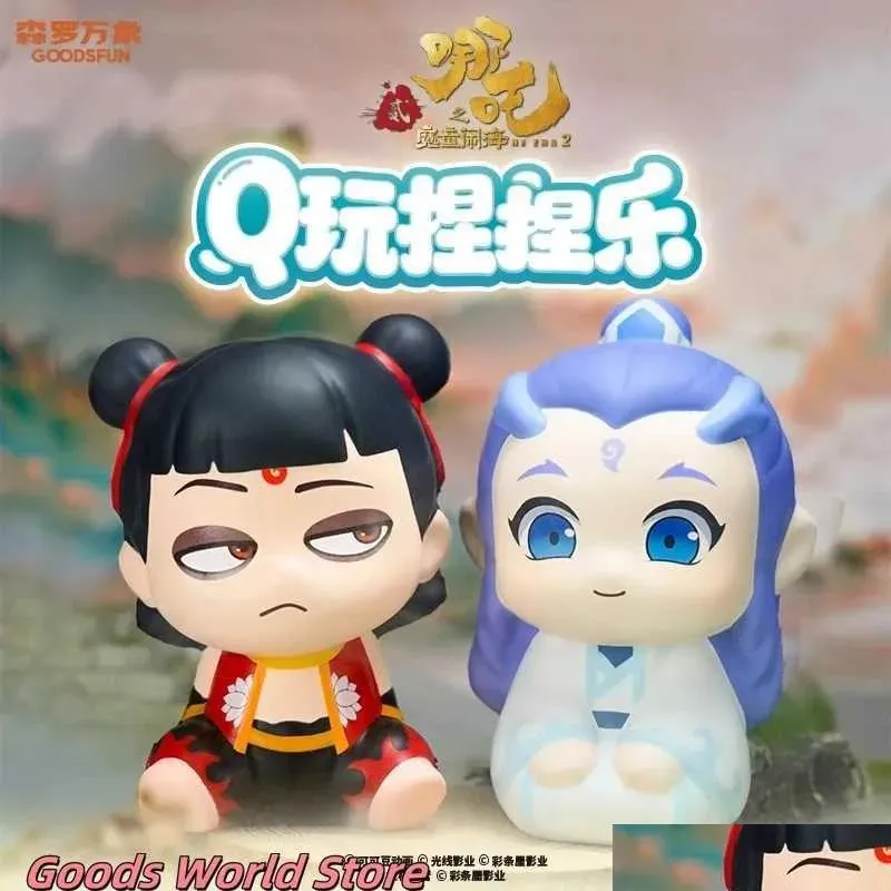 Genuine Zha 2 Nezha Aobing Cartoon Figure Model Cute Toy Chica Cosplay ...