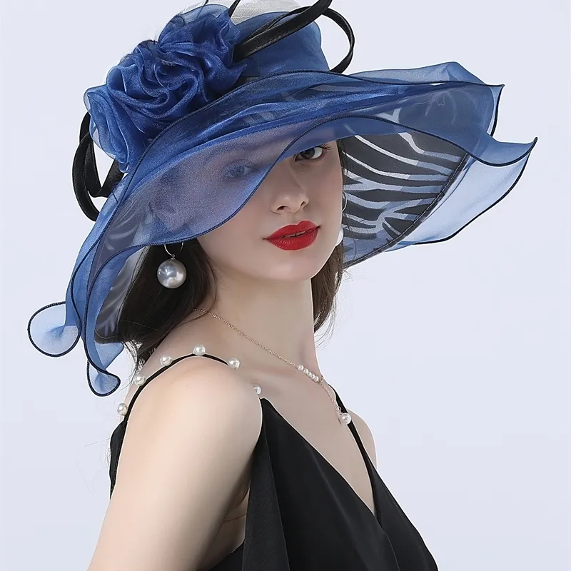 periwinkle wedding hat