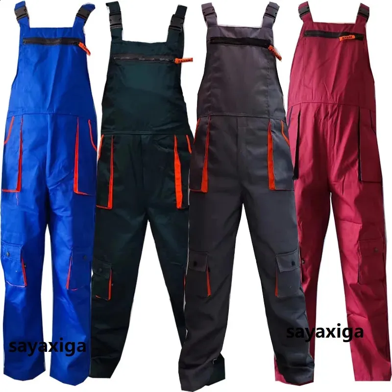 Work Overall Uniform Men Women Work Coverall Car Repairman Jumpsuit ...