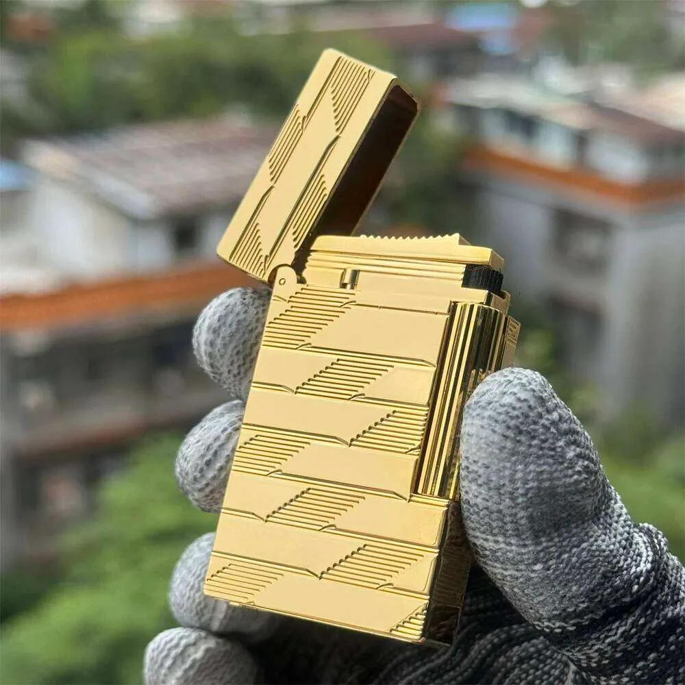 Metal Lighter Brass Refillable Luxury Gift With... From Wwmengchongdian ...