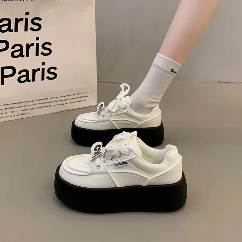 Heighten Shoes for Men Casual Sneakers Travel Platform Vulcanized Shoes ...