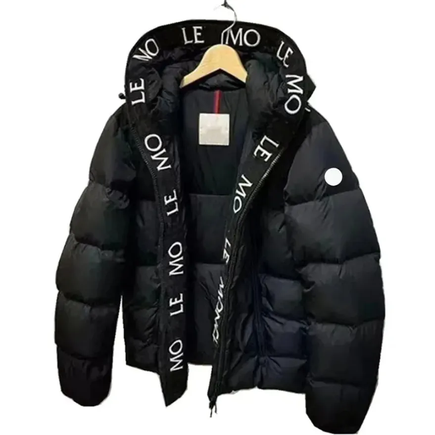 Men's Winter Parka Jacket Hooded Acrylic Zipper Closure Regular Length ...