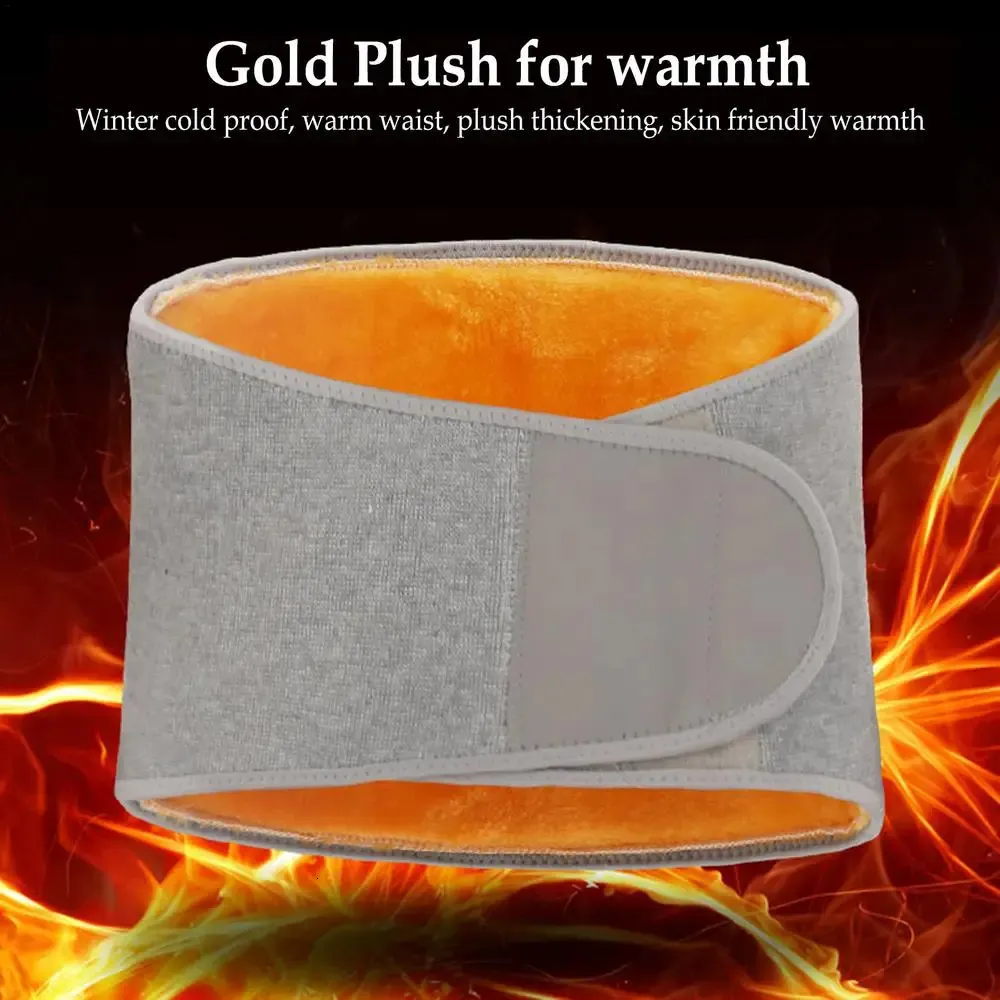 Electric Heating Waist Protector Thick Plush Lumbar Support Waist ...