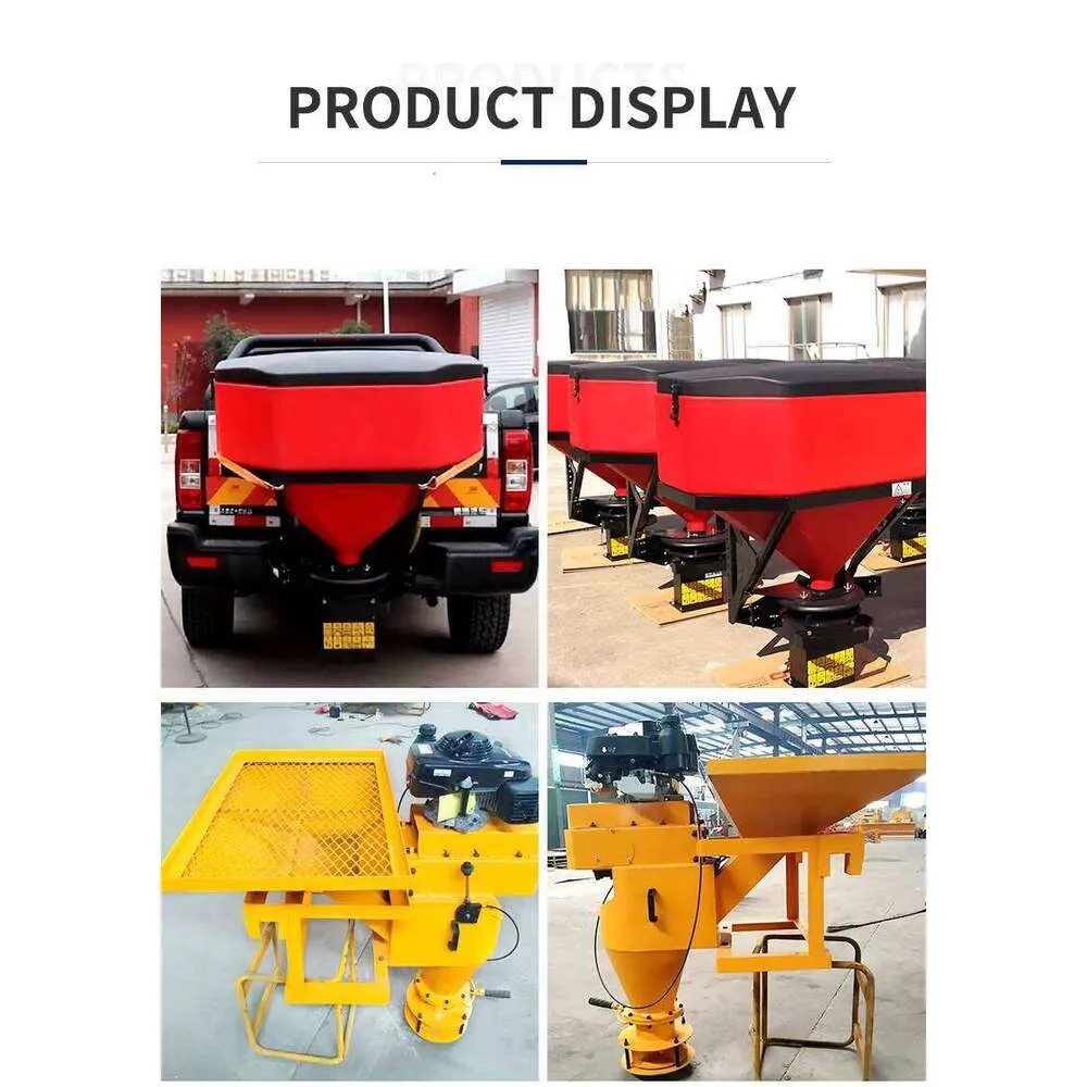 Snow Melting Agent Spreader Attachment for Road Snow Removal with 200W ...