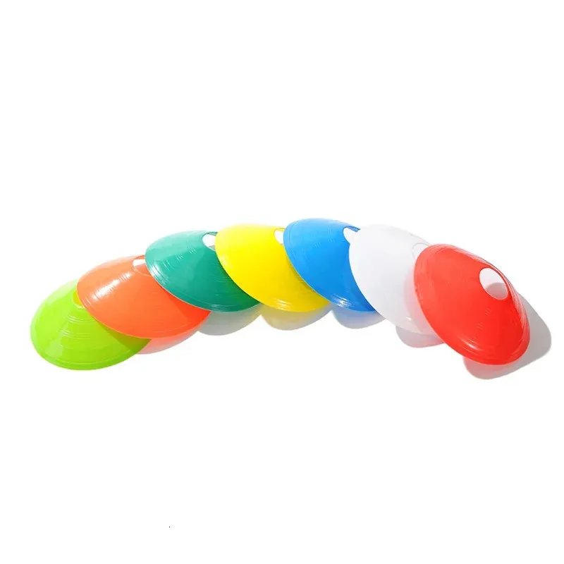 10/Soccer Disc Cone Set Football Agility Training Saucer Cones Marker ...