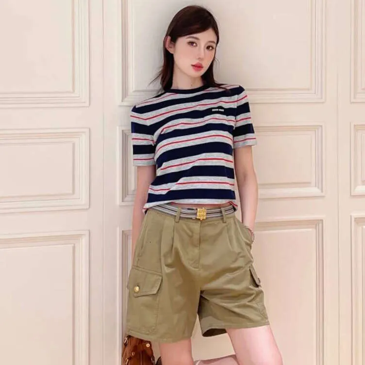 Designer Celebrity Style M Letter Jacquard Gray-Blue Color-Block ...