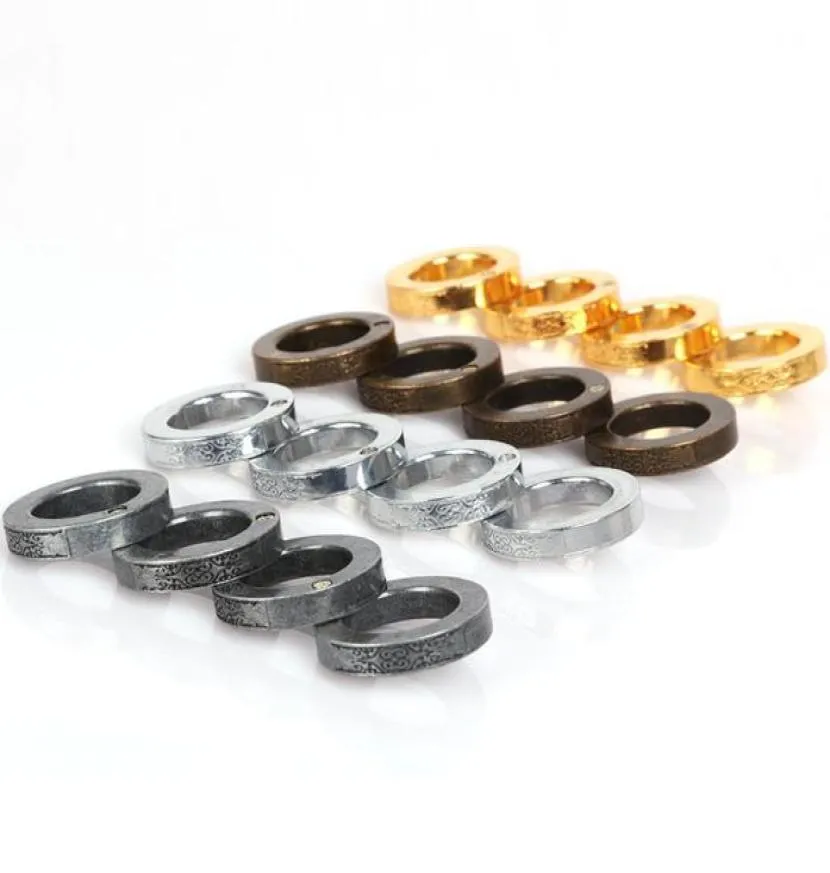 EDC Knuckle Duster Finger Tiger Ring Emergency Self Defense Tool For ...