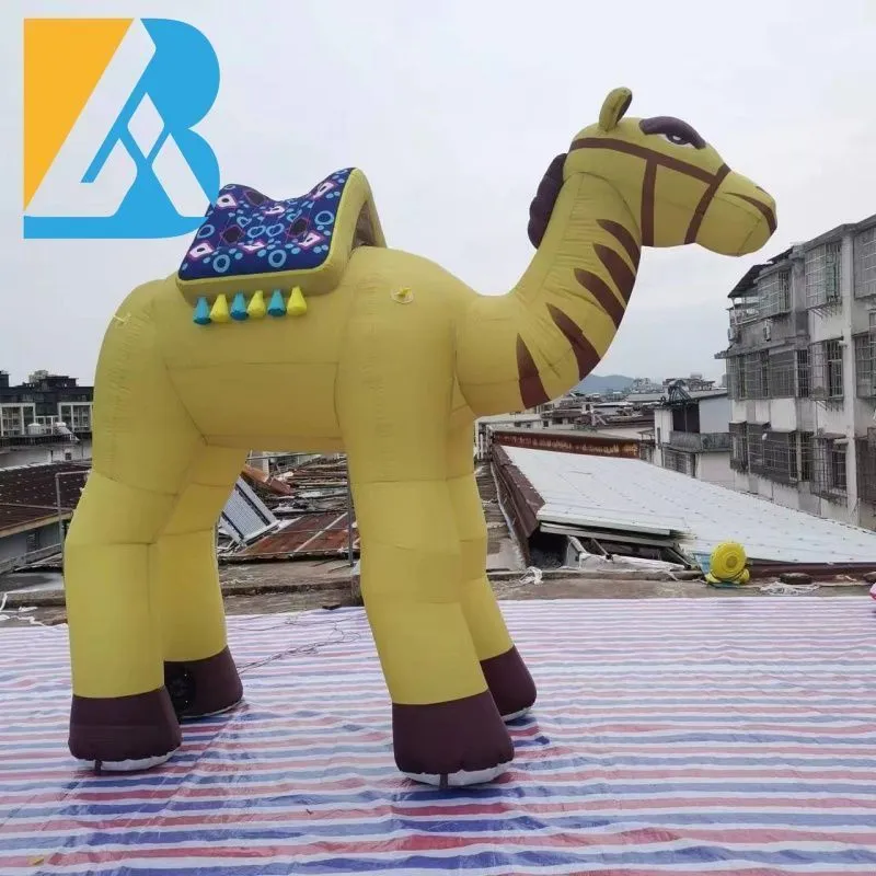 Bespoke 5 Meters Height Giant Inflatable Camel Multi-color PE Material ...