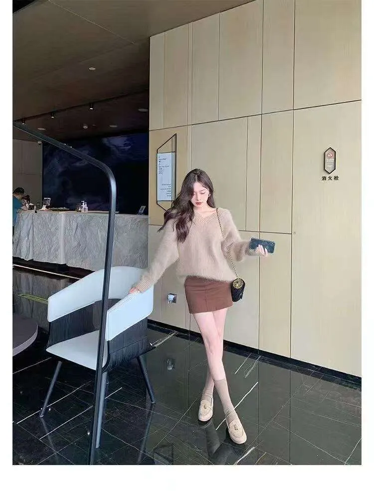 Flat Moccasin Shoes Leather Loafers Slip-On Tassel Lock Buckle 2-Inch ...