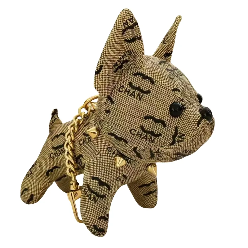 Designer French Bulldog Keychain Leather Dog... From Fancy18, $5.18 ...