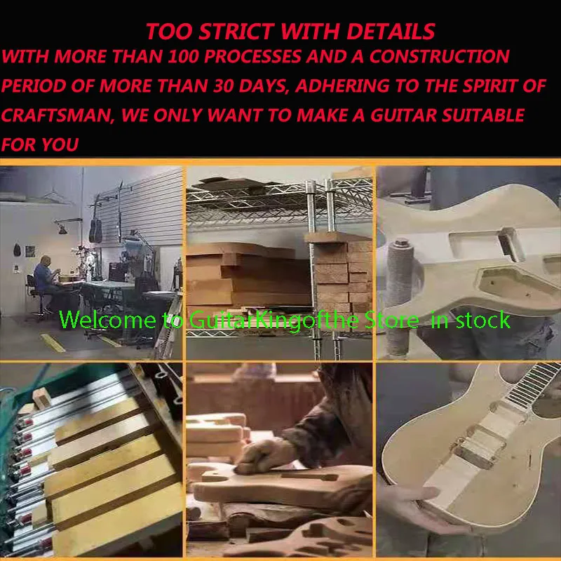 Electric guitar solid mahogany body cherry sunburst color tremolo ...