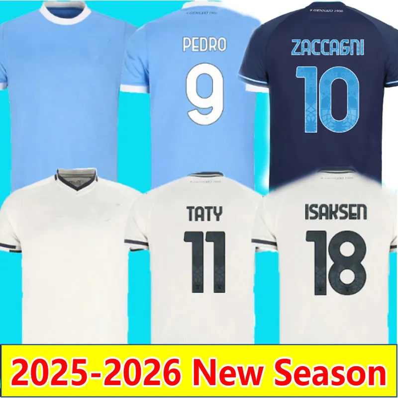 25 26 Lazio Soccer Jerseys 2025 2026 Home Away PEDRO IMMOBILE Maillots ...