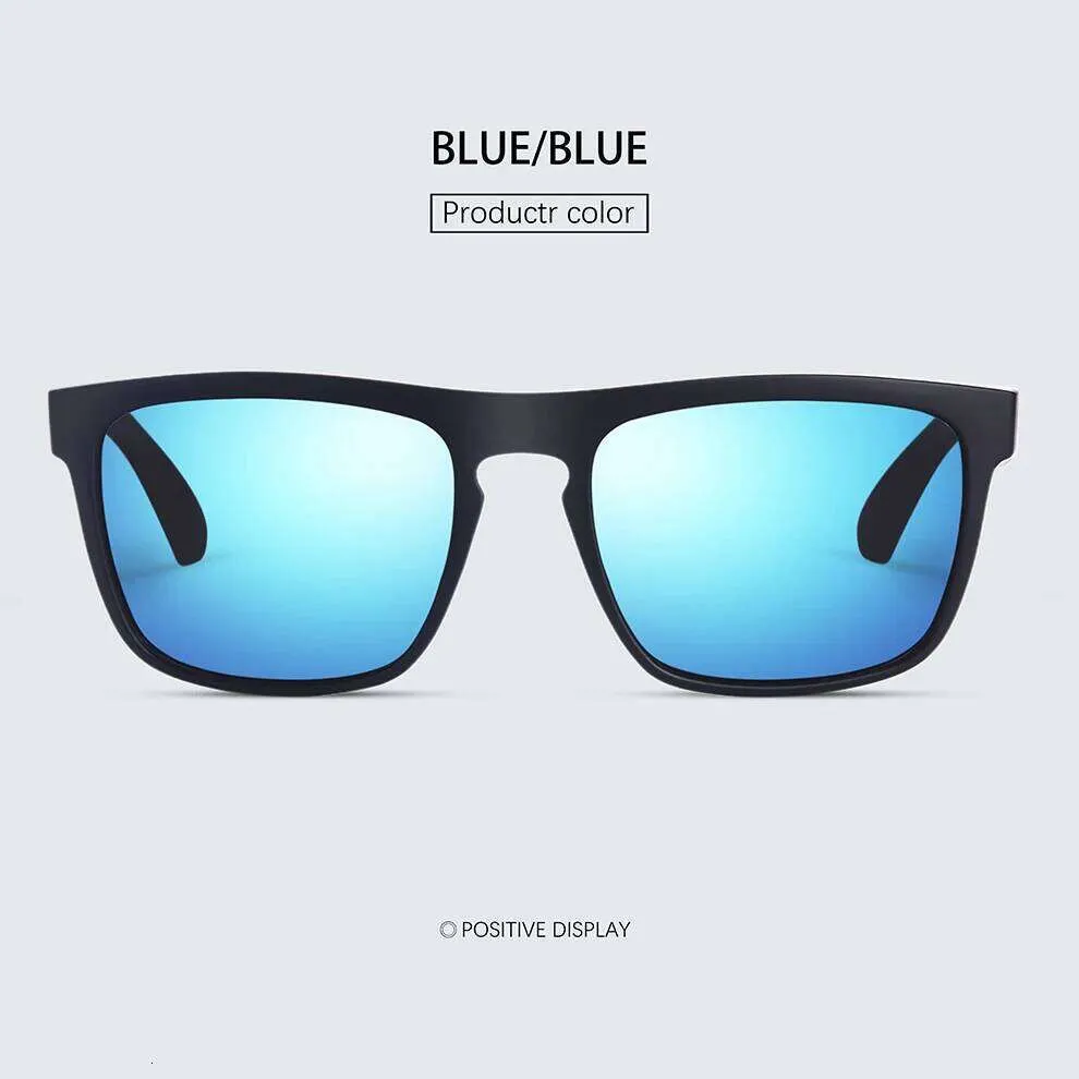 Fashion Square Vintage Polarized Sunglasses Men UV400 Crystal Lenses ...