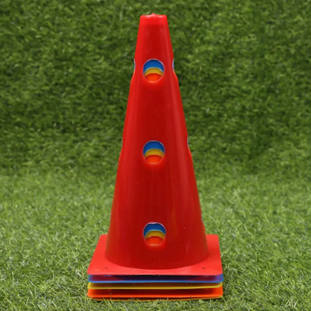 PVC Football Marker Cones for Kids Agility Exercise and Sports Training ...