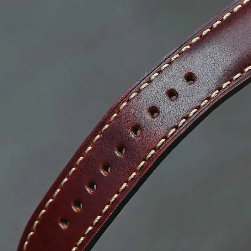 Oil Wax Leather Nylon Strap 20mm 22mm Smart Universal Retro Quick ...