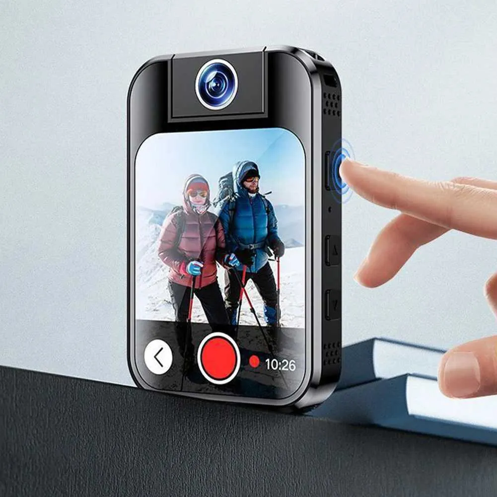 Pocket Action Camera Rotating Lens Back Clip Green WiFi Portable Camera ...