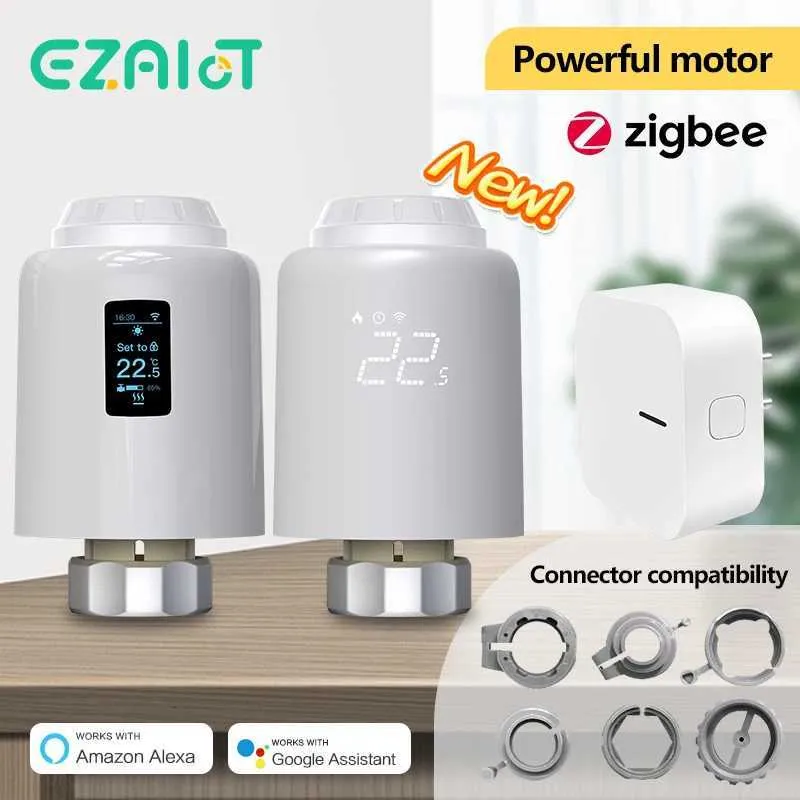 Smart ZigBee TRV Radiator Thermostat Valve Tuya Smart Life Heating ...
