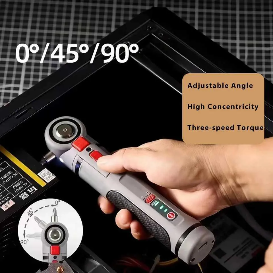 X251203 Adjustable Angle Mini Electric Screwdrivers Set Lithium ...