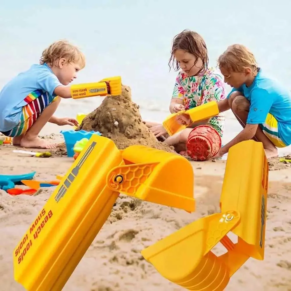 Solid 12-Inch Sand Digging Arm Toy with Four Wheels for Boys and Girls ...