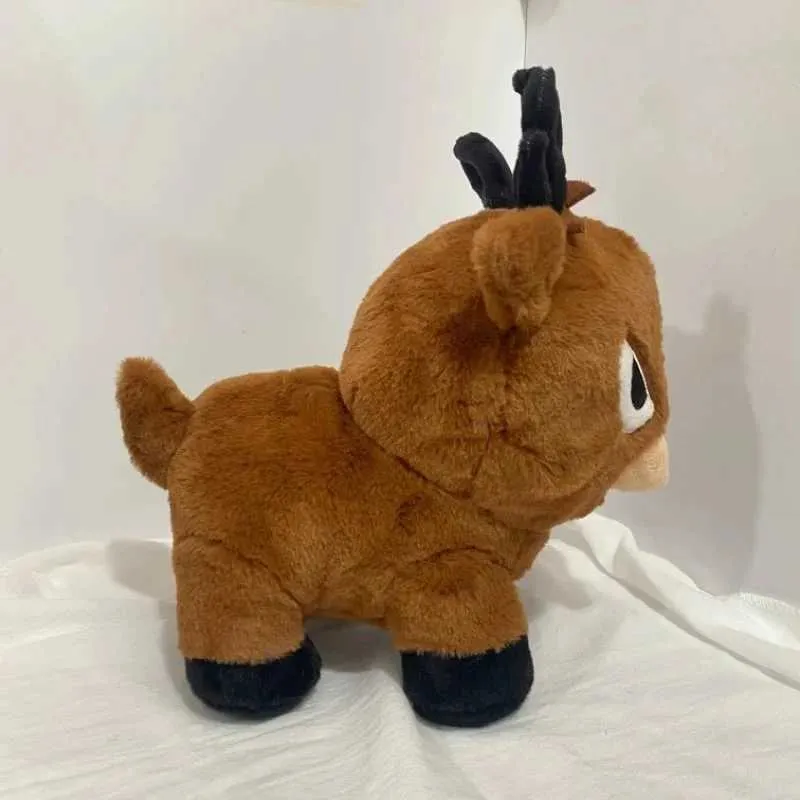 Cartoon Forest Animal Plush Sitting Elk Stuffed Doll with Nanoparticle ...