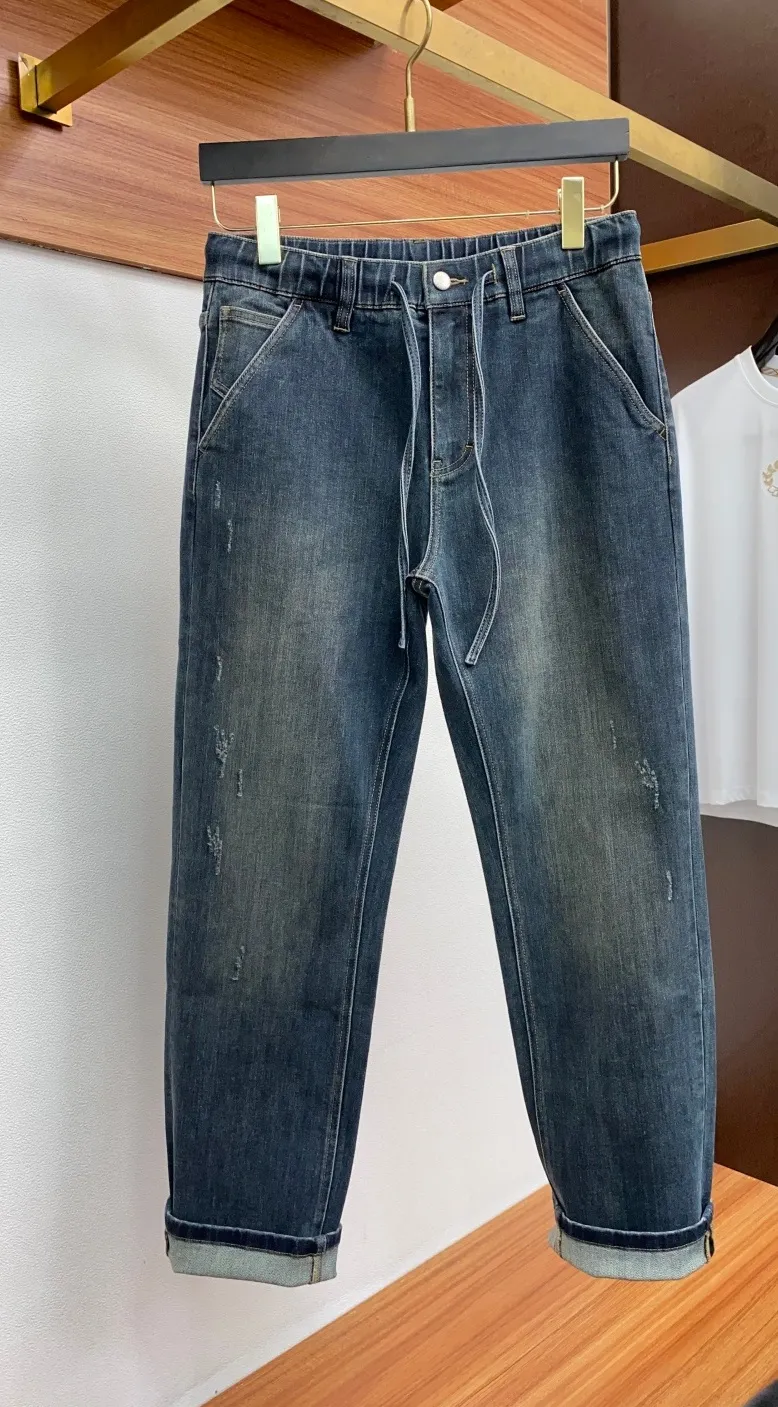 MC Home Mens Small Straight Designer Jeans High Quality Fashion Denim ...