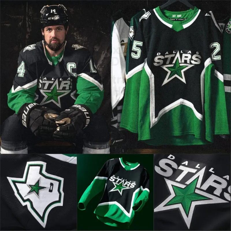 21 Jason Robertson 2026 Stars Jersey Matt Duchene Jamie Benn Esa ...
