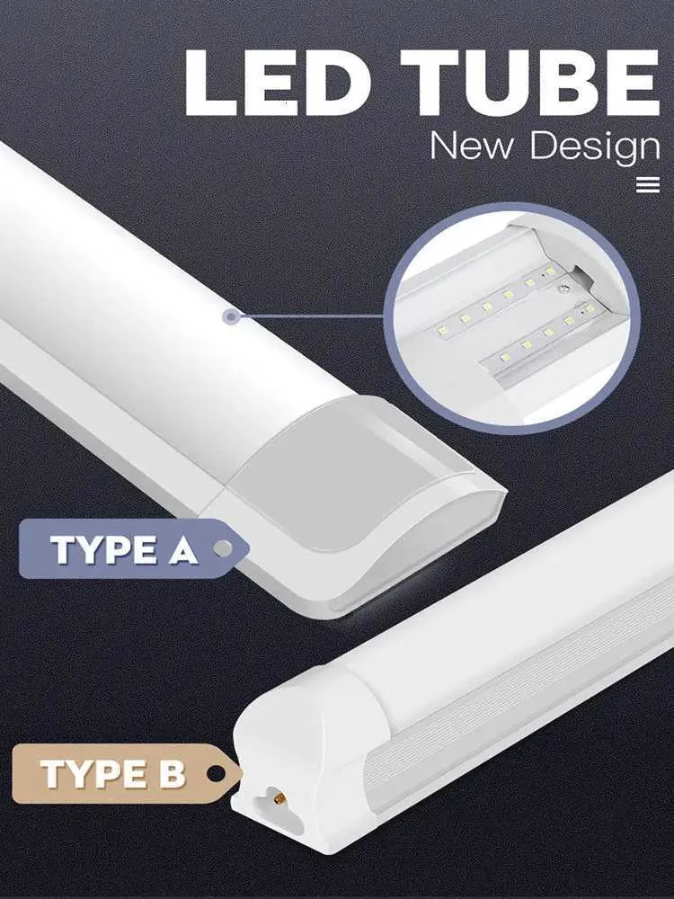 K251203 LED Tube Lights 220V Bright Home Lighting Strip For Bedroom ...