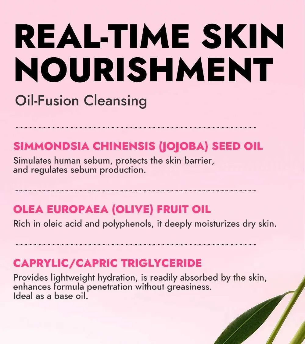 VISION /Violet Cleansing Oil Makeup Remover Set with Sorbitan Trioleate ...