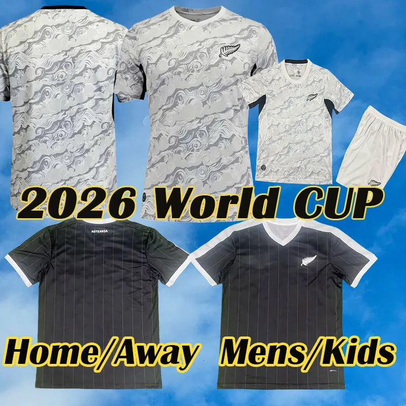 New Zealand Soccer Jerseys Men Kids 2026 2027 World Cup Home & Away ...