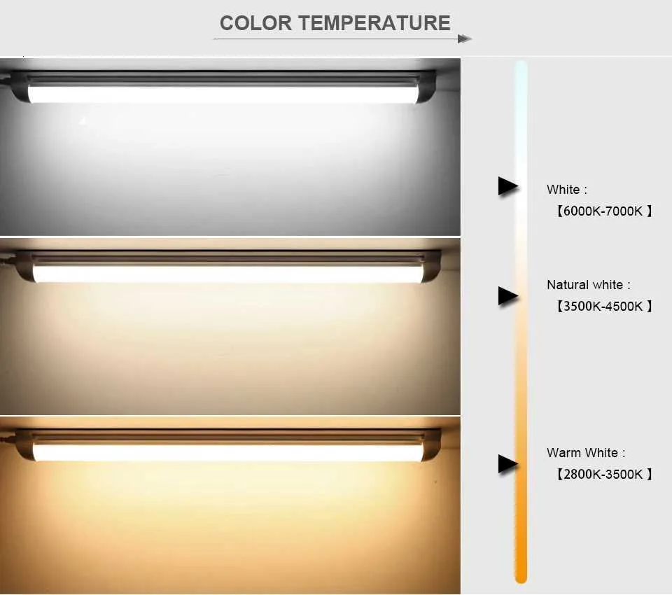 50CM T8 25W LED Tube Light U-Shaped AC Cool White 5500-7000K Kitchen ...