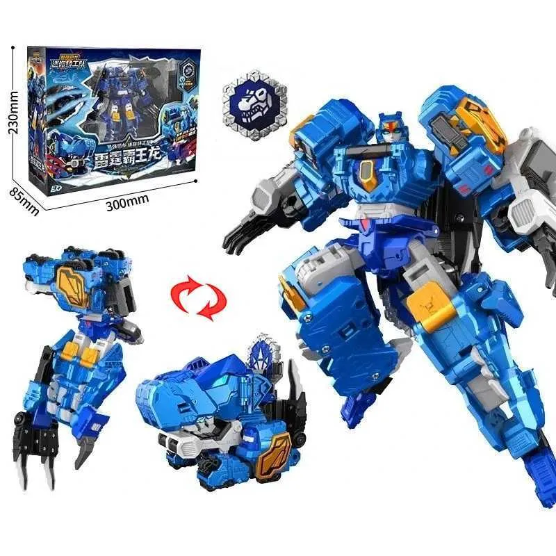 Mini Force Dinoid Warrior Transformation Robot Toy 3.15-7.09 in 8-18 cm ...