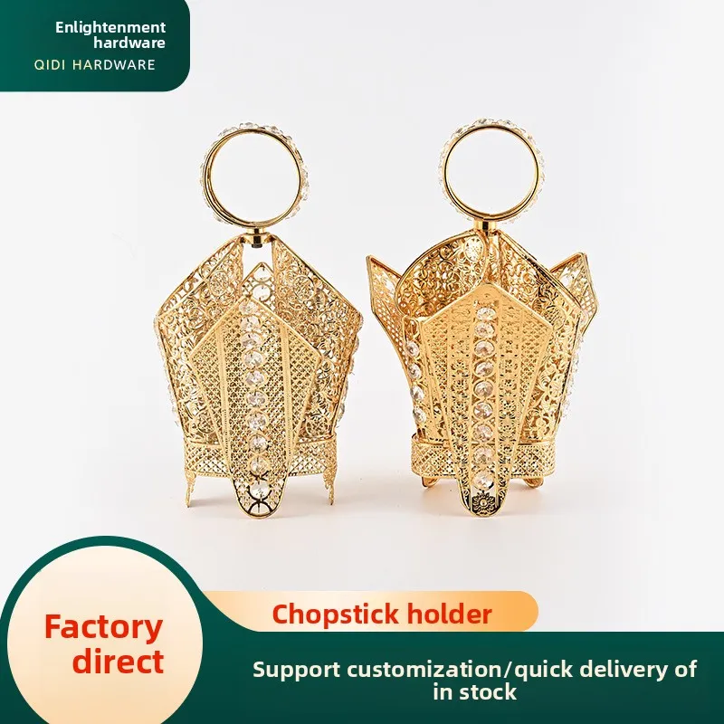 Vintage European Gold Chopstick Holder Kitchen Storage and Organization ...