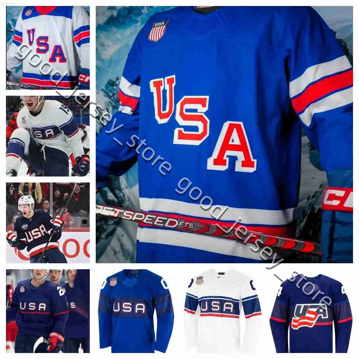AustonS Matthews USA Team 2026 Olympices Usa Hockey Sweater Featuring ...