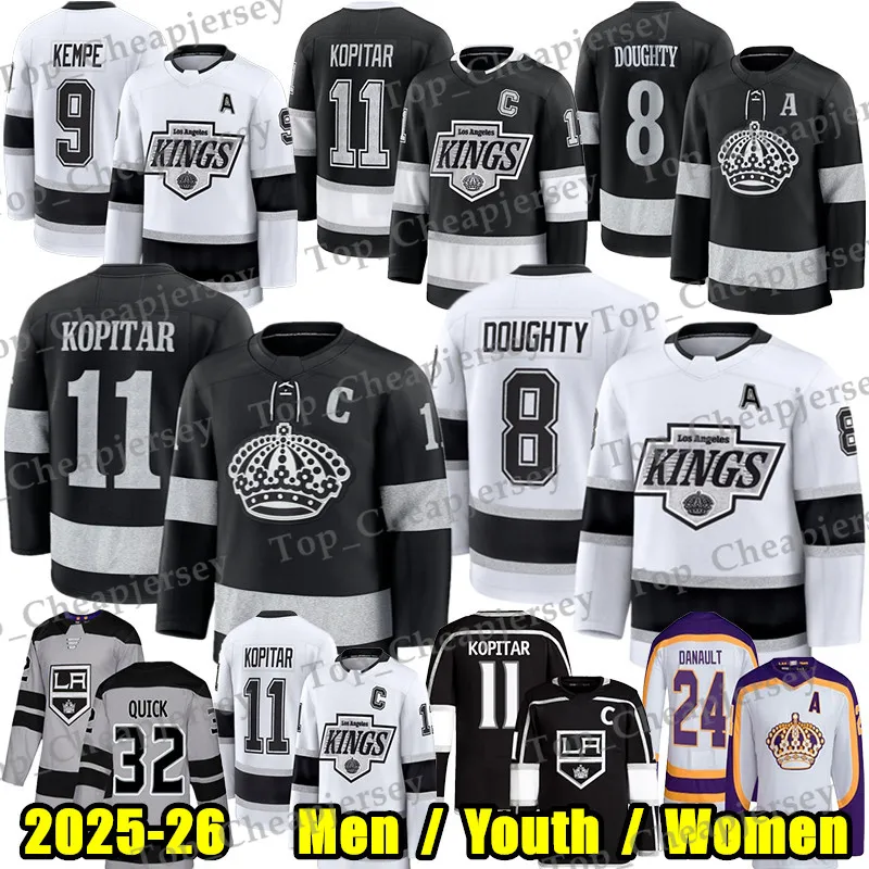 #10 Artemi Panarin Hockey Jersey #11 Anze Kopitar LA... From Top ...