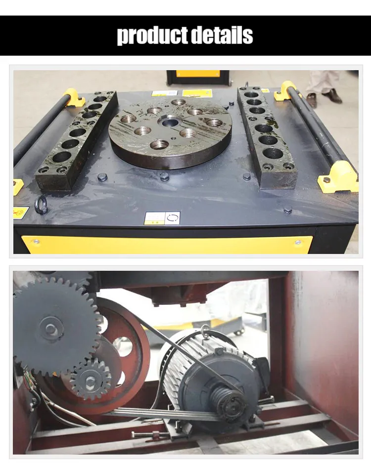 Compact Steel Bar Bending Machine with 9 kW Motor for Small-Scale ...