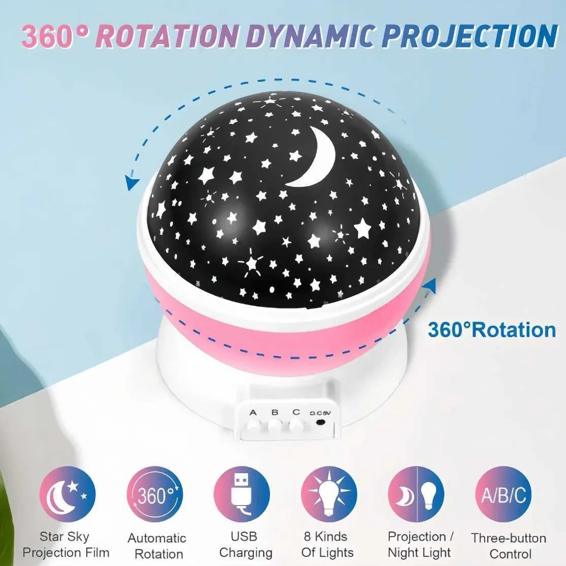 Astronaut Projector Starry Sky Nebula Galaxy Light Night Lamp with ...