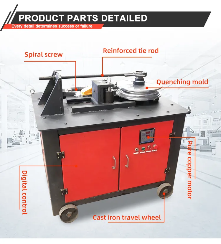 Factory Pipe Bending Machine Red Cold & Hot Pressing Steel Pipe Bender ...