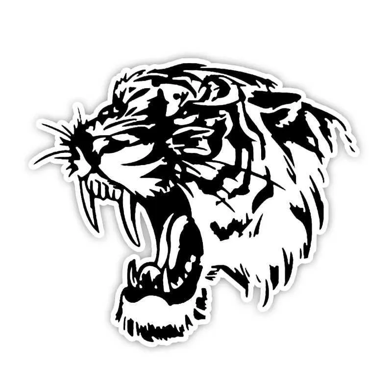 Saber Toothed Tiger Vinyl Bulldog Stickers For Cars Waterproof ...