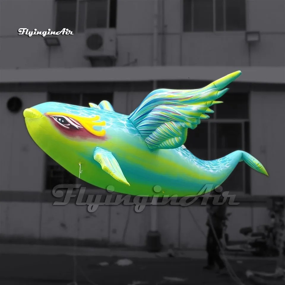 Fantastic Hanging Inflatable Flying Fish Balloon Large Sea Theme ...