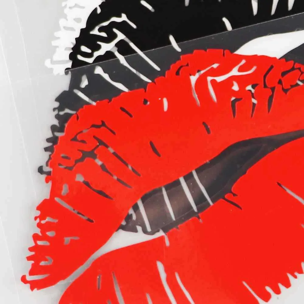 Kiss Marks Stickers PVC Custom Decals for Car Exterior Parts and ...