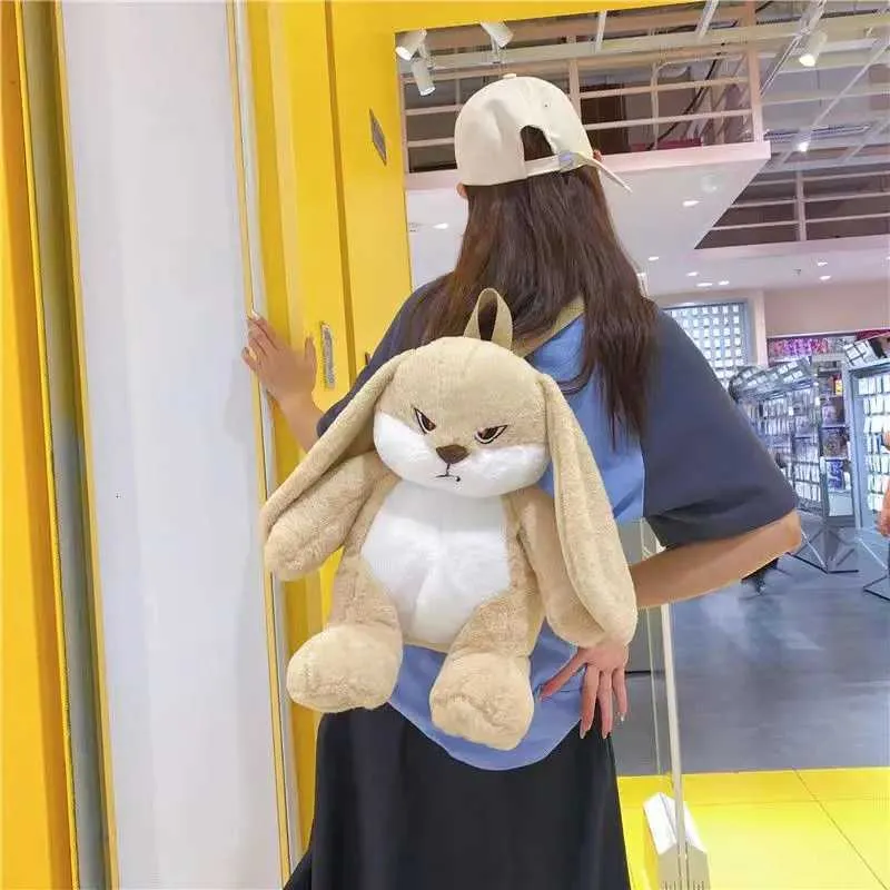 35cm Plush Rabbit Backpack Soft Toy Bag with Long Ears for Boys and ...