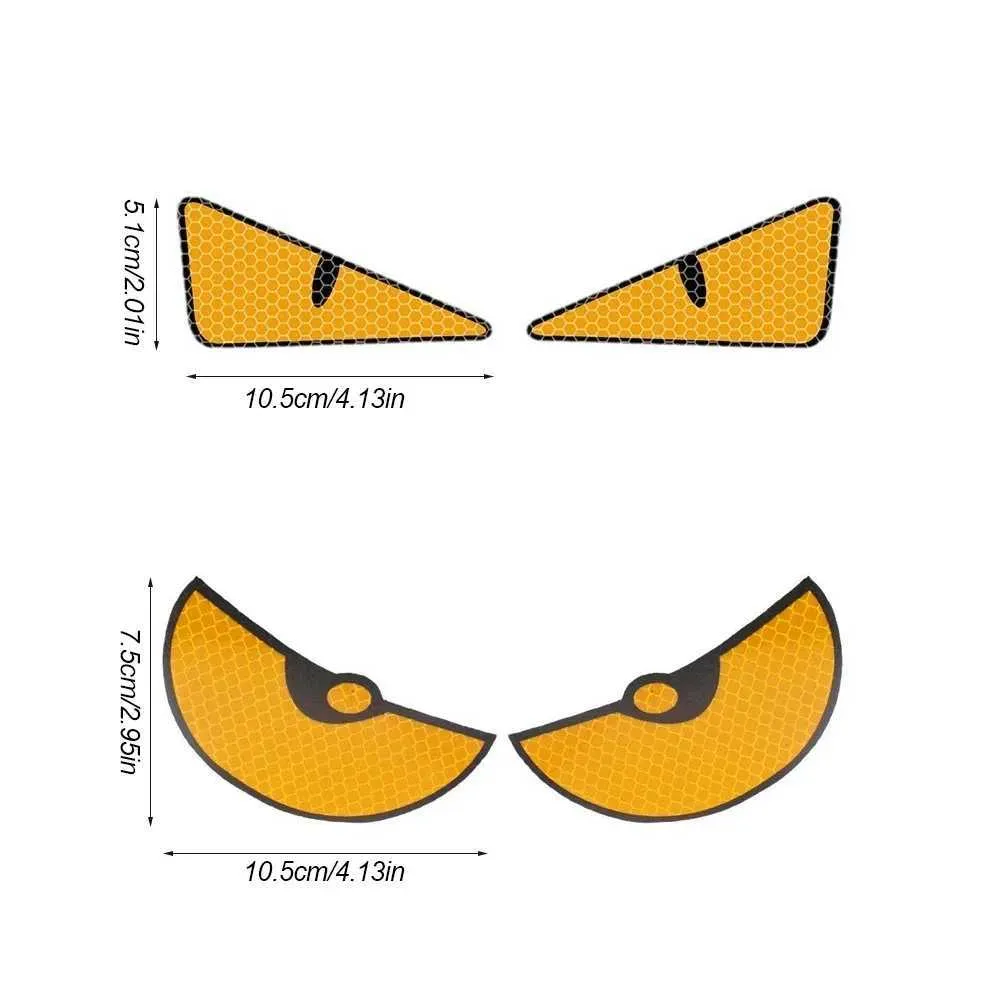 Cat Eyes Pattern Night Driving Safety Reflective Decals for Auto Truck ...