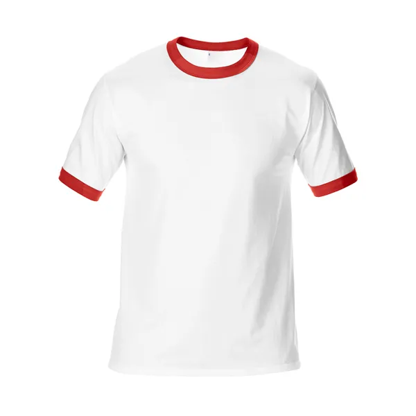 2526 men's cotton crew neck short-sleeved sports football T-shirt with ...