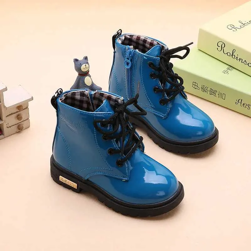Kids Boys Fashion Boots with PU Upper and Soft Non-slip PU Outsole ...