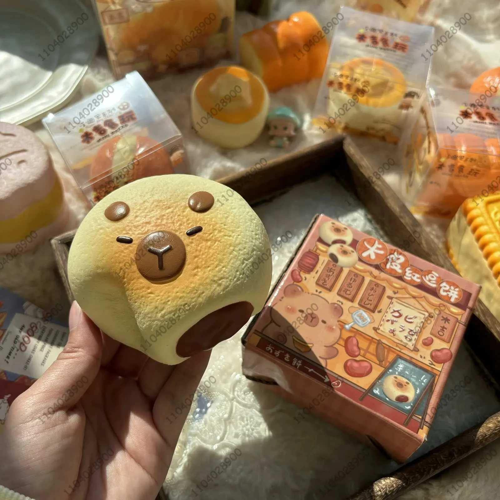 Capybara Bakery Slow Rising Squishy Capybara Toy Bread Pastry Cake ...